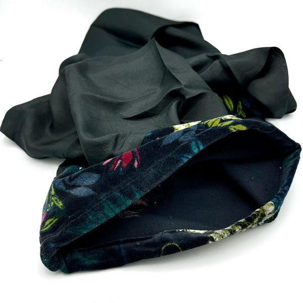Ava Silk & Velvet Tube Scarf – Small World Gallery