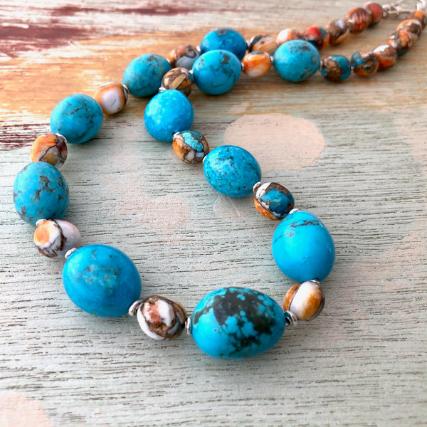 Turquoise and Matrix – Small World Gallery