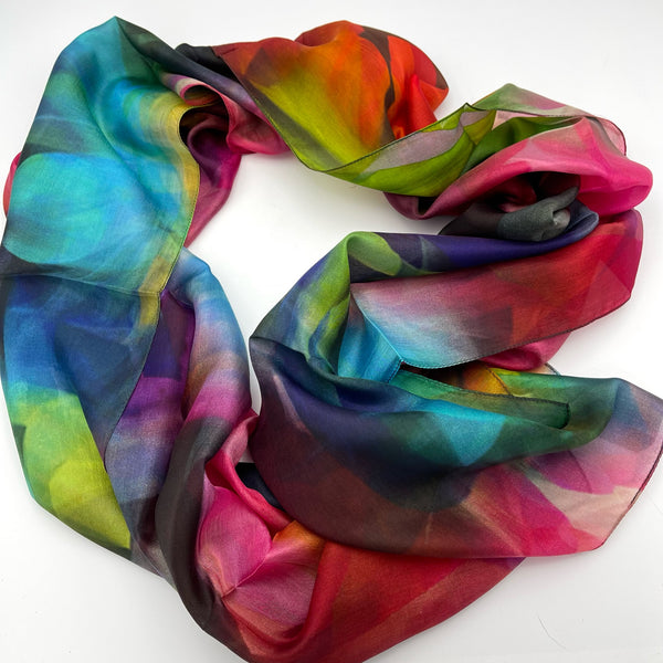 Georgette Silk Scarf – Small World Gallery